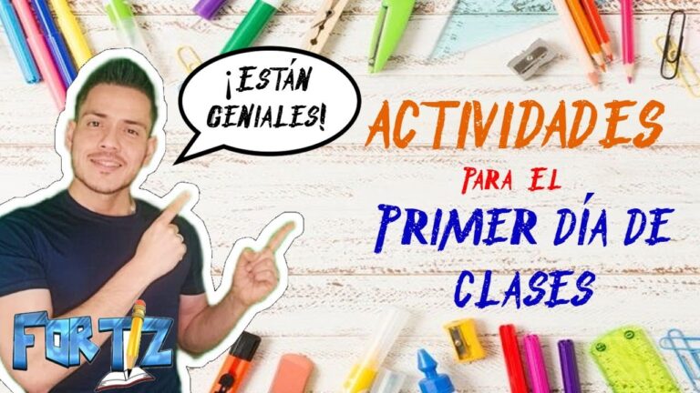 10 Actividades Divertidas para el Primer Día de Clase Infantil ...